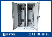 China 42U Aluminum Telecom Cabinet with 4 Fans Active Cooling System for High-Density Equipment for sale