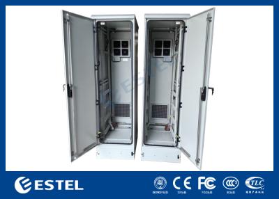 China 42U Aluminum Telecom Cabinet with 4 Fans Active Cooling System for High-Density Equipment for sale