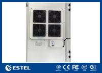 China 42U Aluminum Telecom Cabinet with 4 Fans Active Cooling System for High-Density Equipment for sale