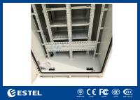 China Outdoor Dual Bay Integrated Telecom Cabinet Dual Air Conditioners and Battery Shelves Designed for Outdoor 5G Base Stations for sale