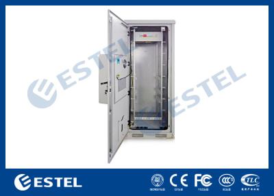 China Thermostatic Outdoor Telecom Cabinet Enclosure IP65 33U Galvanized Steel Material for sale