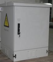 China Single Wall Outdoor Telecom Enclosure Anti Corrosion Communication Box With Rectifier Battery for sale