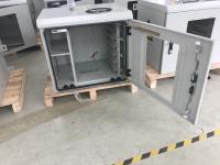 China Flame Retardance 12U Outdoor Telecom Cabinet IP55 IP56 Durable With CE Approval for sale
