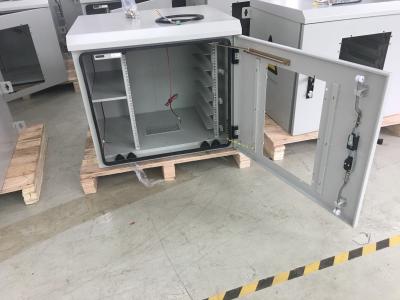 China Flame Retardance 12U Outdoor Telecom Cabinet IP55 IP56 Durable With CE Approval for sale