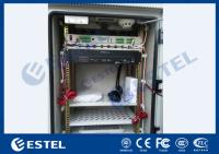 China Sunproof IP55 Outdoor Telecom Cabinet Remote Power Enclosure With Air Conditioner Cooling for sale