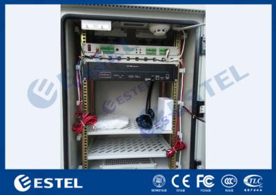 China Sunproof IP55 Outdoor Telecom Cabinet Remote Power Enclosure With Air Conditioner Cooling for sale
