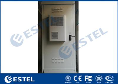 China Heat Exchanger Cooling Outdoor Communication Cabinets 19'' 42U Sunproof Rainproof for sale