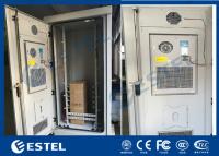 China 19 Inch Outdoor Rack Mount Enclosure For Heat Exchanger Cooling Base Station for sale
