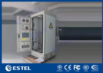 China Steel Outdoor Telecom Cabinet Anti Corrosion Communication Box With Rectifier Battery for sale