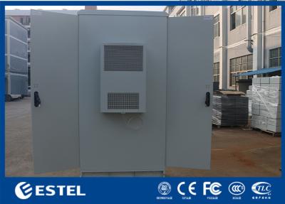 China Two Doors Outdoor Equipment Cabinet Power Enclosures 42U Internal Size With PDU for sale