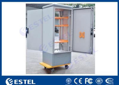 China Thermostatic Outdoor Data Cabinet IP55 Anti Corrosion Powder Coated CE Approval for sale
