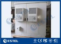 China Three Compartment Outdoor Electronic Equipment Cabinets IP55 With Air Conditioner for sale