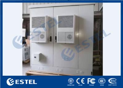 China Three Compartment Outdoor Electronic Equipment Cabinets IP55 With Air Conditioner for sale