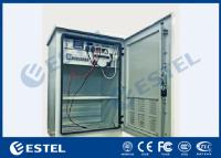 China Single Wall Outdoor Equipment Cabinet IP55 High Reliablity With Power System Battery for sale