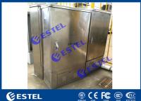 China Stainless Steel IP65 Fiber Optical Cable Cabinet Floor Mount With Front Access for sale