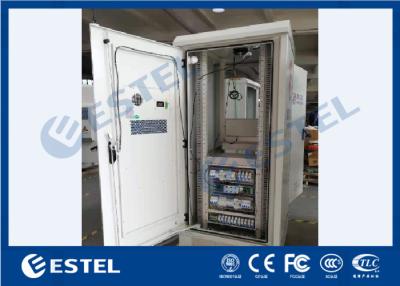 China Durable Outdoor Telecom Cabinet With Front Rear Access Air Conditioner Cooling for sale