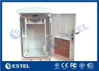 China Integrated System Aluminum Telecom Cabinet Outdoor 19 Inch Rack Fans Cooling for sale