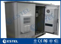 China Three Bay Telecom Shelter Outdoor Power Cabinet Cooling Base Station Cabinet for sale