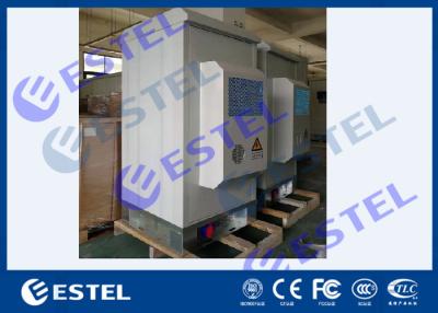 China One Front Door Outdoor Telecom Cabinet Galvanized Sheet Customized With Oil Socket for sale