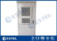 China Galvanized Steel Outdoor Telecom Cabinet 19'' Rack Double Wall Base Station 40U IP55 for sale