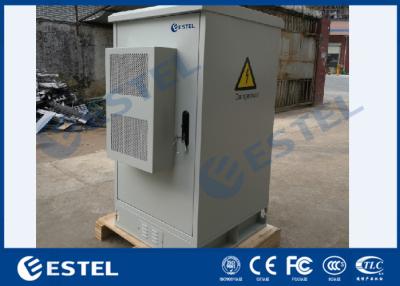 China Floor Mounting Type Outdoor Telecom Cabinet DC 48V Anti - Theft Three Point Lock for sale