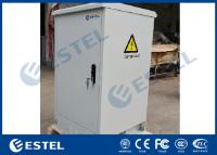 China Sandwich Structure Outdoor Telecom Cabinet 500W Cooling System With Front / Rear Access for sale