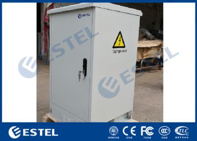 China Sandwich Structure Outdoor Telecom Cabinet 500W Cooling System With Front / Rear Access for sale