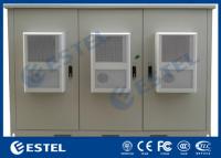 China Three Compartment Waterproof Telecom Equipment Outdoor Cabinet Galvanized Steel for sale