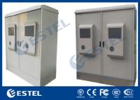 China Base Station Outdoor Rack Mount Enclosure 1000W Cooling Capacity With Two Compartment for sale