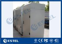 China Integrated Outdoor Telecom Cabinet 150W/K Heat Exchanger Cooling System Galvanized Steel for sale