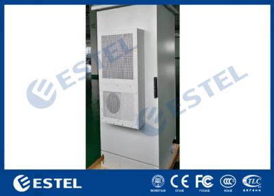 China Sandwich Structure Outdoor Data Cabinet Air Conditioner Cooling IP55 19'' Rack for sale