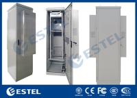 China Aluminum Outdoor Rack Mount Enclosure Double Wall IP55 With Front Rear Access for sale