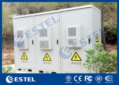 China Three Compartment Outdoor Telecom Cabinet 1000W Cooling Capacity Air Conditioners for sale