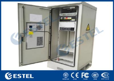 China 220VAC Integrated Outdoor Telecom Cabinet Galvanized Steel For Telecommunication for sale