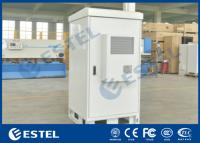 China Front Access Outdoor Electrical Cabinets And Enclosures Galvanized Steel Single Wall 40U for sale