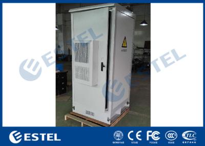 China IP55 Outdoor Telecom Cabinet Single Layer Aluminum Sheet 2.5mm Thick Long Lifespan for sale