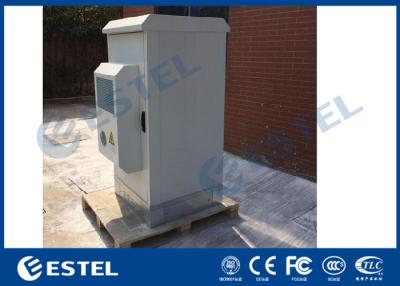 China 30U Outdoor Equipment Cabinet Galvanized Steel Single Wall With Heat Insulation for sale