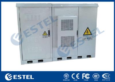 China Four Access Doors Base Station Cabinet Floor Mounting Anti - Theft Three Point Lock for sale
