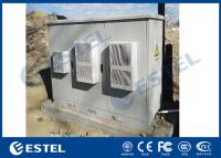 China Air Conditioner Cooling System Outdoor Telecom Cabinet Including Battery Layers / Rack Rails for sale
