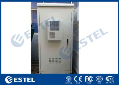 China Galvanized Steel Outdoor Electronic Equipment Enclosures Single Wall Front Rear Access for sale