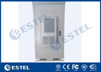 China Double Wall Outdoor Telecom Cabinet IP55 PDU Aluminum Material With Front Access for sale