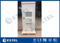 China Floor Mounted Outdoor Telecom Cabine , 40u 19 Inch Rack Cabinet Flame Retardant for sale