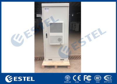 China Floor Mounted Outdoor Telecom Cabine , 40u 19 Inch Rack Cabinet Flame Retardant for sale