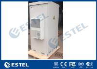 China Double Wall IP55 Outdoor Telecom Cabinet Floor Mount Waterproof Three Point Lock for sale