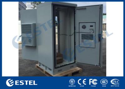 China 40u Galvanized Steel Outdoor Electronic Equipment Enclosures Front Rear Access for sale