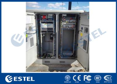 China Galvanized Steel Outdoor Network Enclosure 1000w Cooling Capacity 19