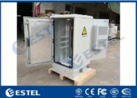 China Three Point Lock Outdoor Telecom Cabinet IP55 Air Conditioner / Fans Cooling System for sale