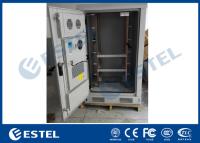 China Double Wall Outdoor Telecom Cabinet One Compartment Steel With Air Conditioner for sale