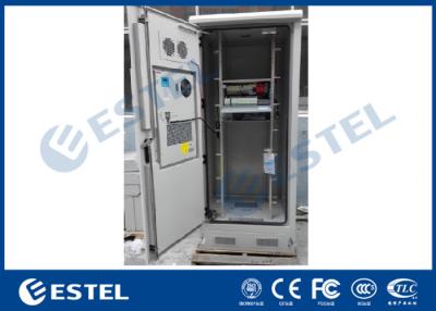 China IP55 19”Rack Outdoor Telecom Cabinet Air Conditioner Cooling System With Rectifier for sale