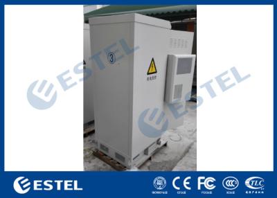 China Floor Mount Outdoor Telecom Equipment Cabinet IP55 AC 220V With Rectifier System for sale